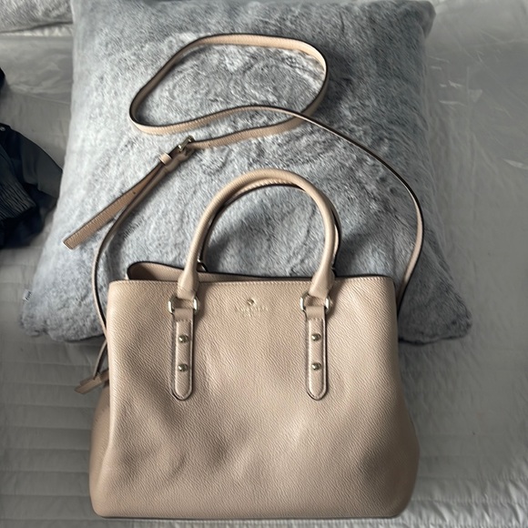 kate spade | Bags | Kate Spade Like New Cream Colored Bag In Excellent ...